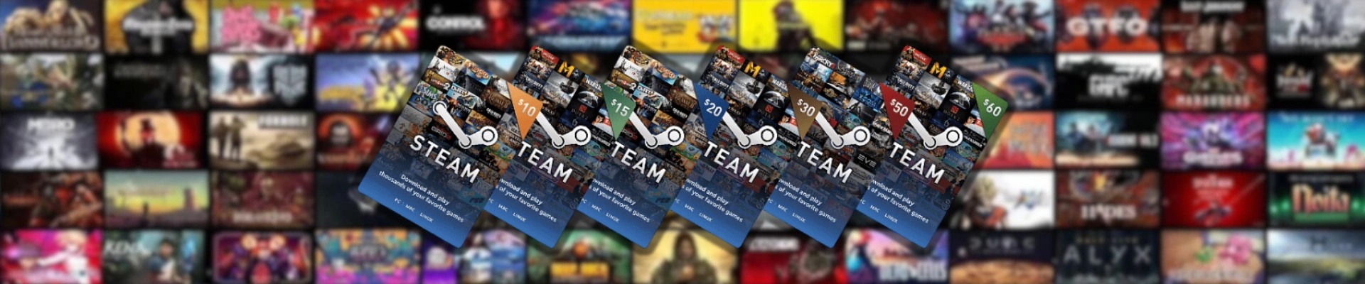 Top Up Steam Wallet Termurah, Beli Harga Paling Murah - VYGAMING STORE